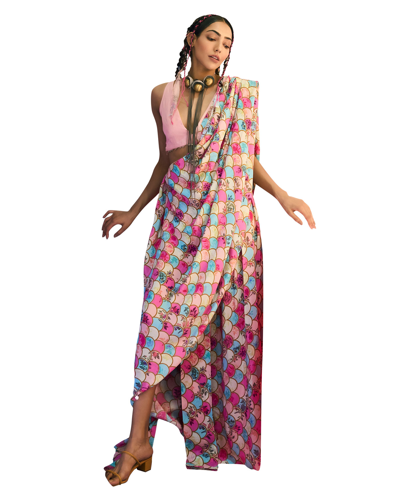 Pre Draped Sari - Limerickstore